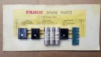 Genuine Fanuc Fuse Kit A06P-6045-K003 | Three each P413 & PC1.250V30A ...