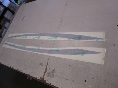 PREMIER HULL DECAL PAIR (2) 30005555 MAROON 73 3/4" L X 2 7/8" W MARINE ...