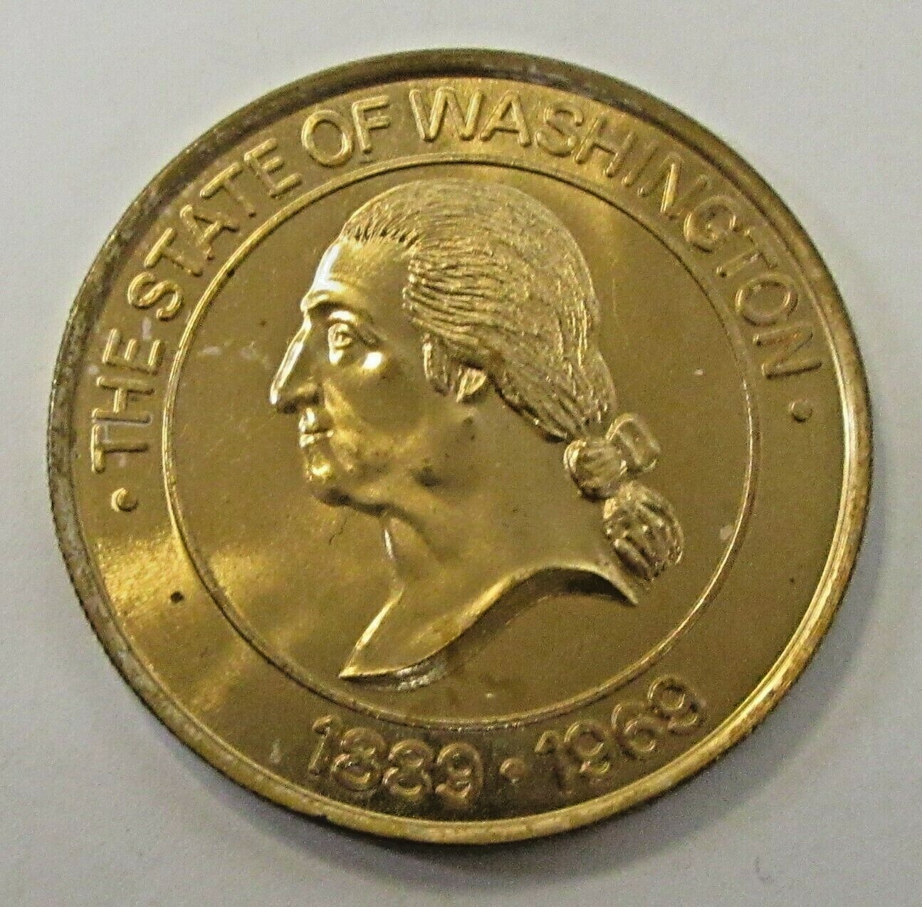 WASHINGTON MUTUAL BANK & State of Washington 1869-1969 coin medal token ...