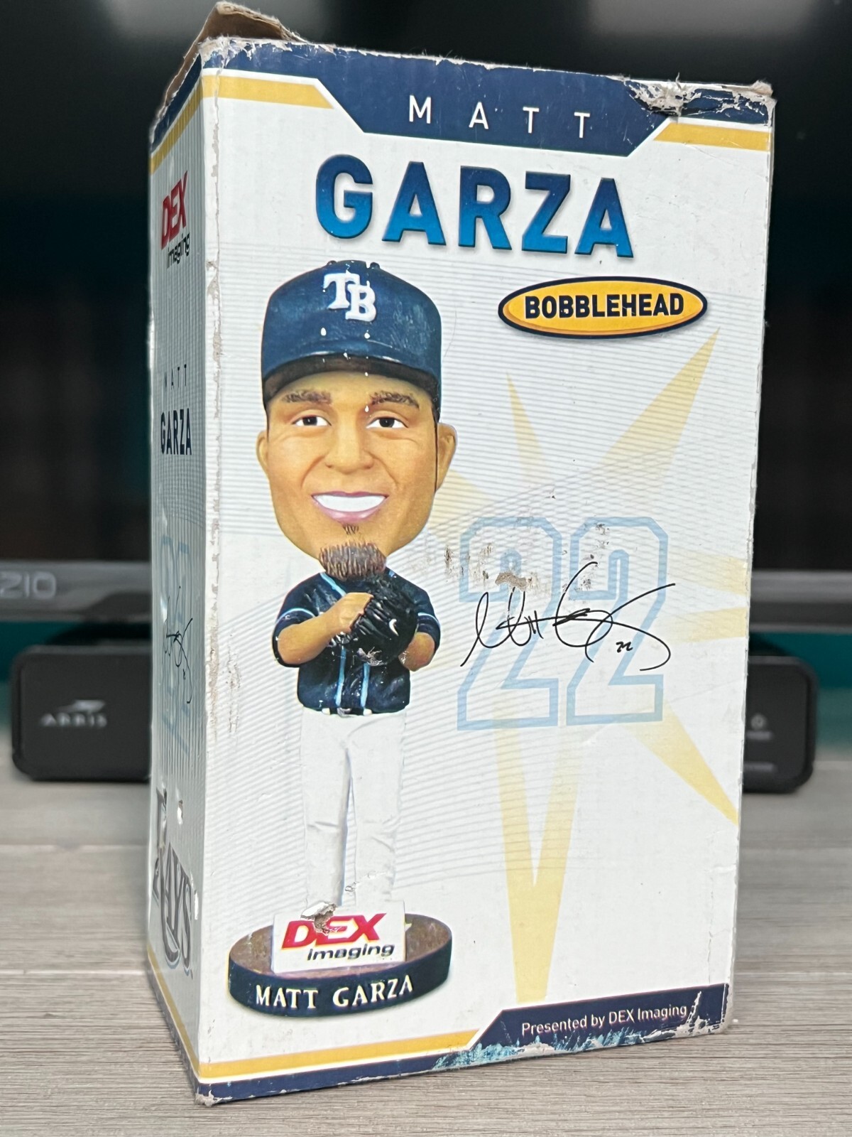 Matt Garza Tampa Bay Rays Bobblehead. Dex Imaging New in box | eBay