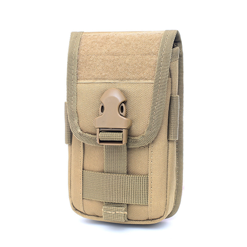 Tactical Molle Cell Phone Pouch Case Waist Belt Pack Utility ID Card ...