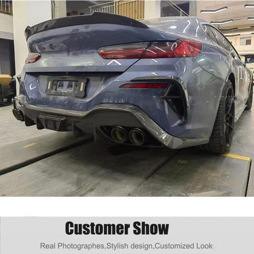 For BMW 8 Series G15 840i M8 Coupe 2018+ Real Carbon Rear Trunk Lip ...