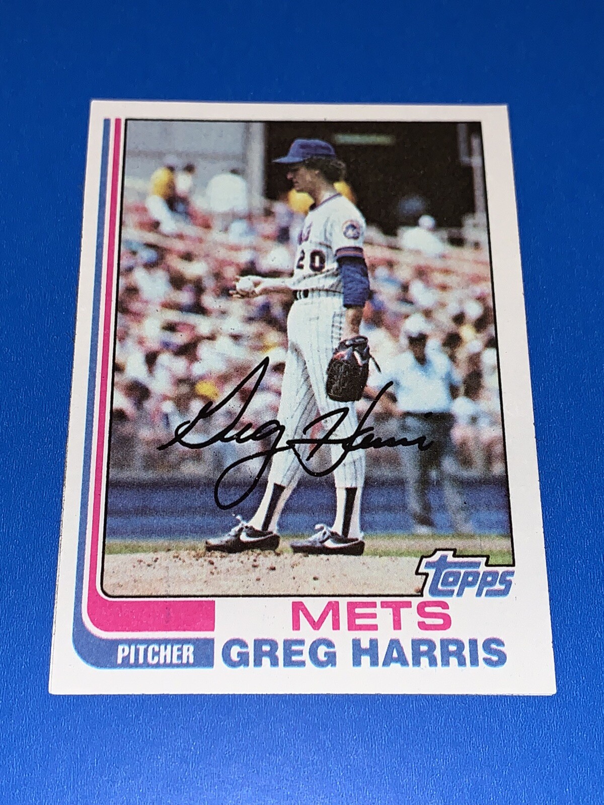 1982 Topps Greg Harris Baseball Card New York Mets #783 Set Break NM ...