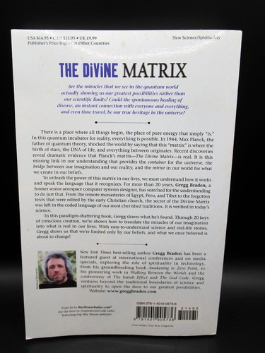 The Divine Matrix : Bridging Time, Space, Miracles, and Belief by Gregg ...