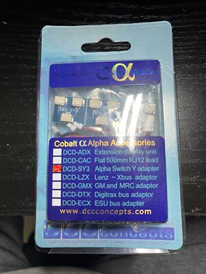 DCC Concepts ~ Cobalt Alpha Switch Y-Connectors (3 Pack) ~ DCD-SY3 | eBay