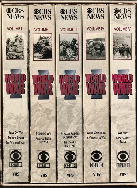 World War I (VHS, 1994, 5-Tape Set) for sale online | eBay