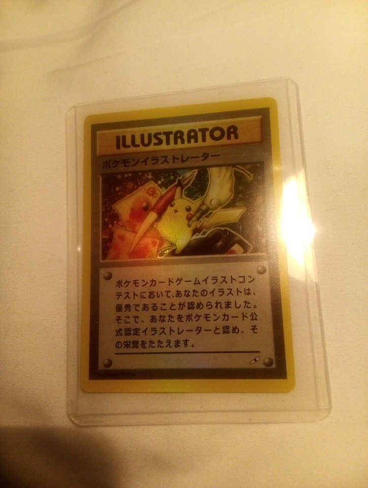 PIKACHU ILLUSTRATOR Near MINT - MOST VALUABLE POKEMON CARD! | eBay