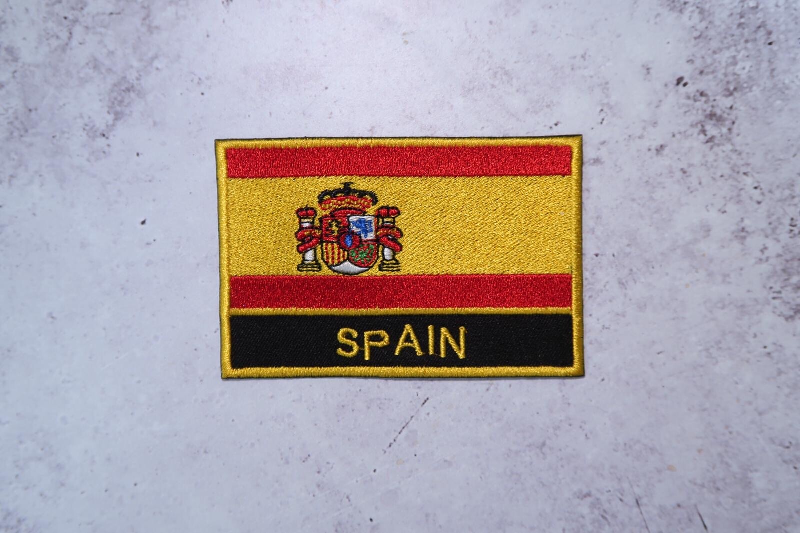 Spain Flag Patch to Iron/ Sew on, Embroidered Cloth Patches, Badges ...