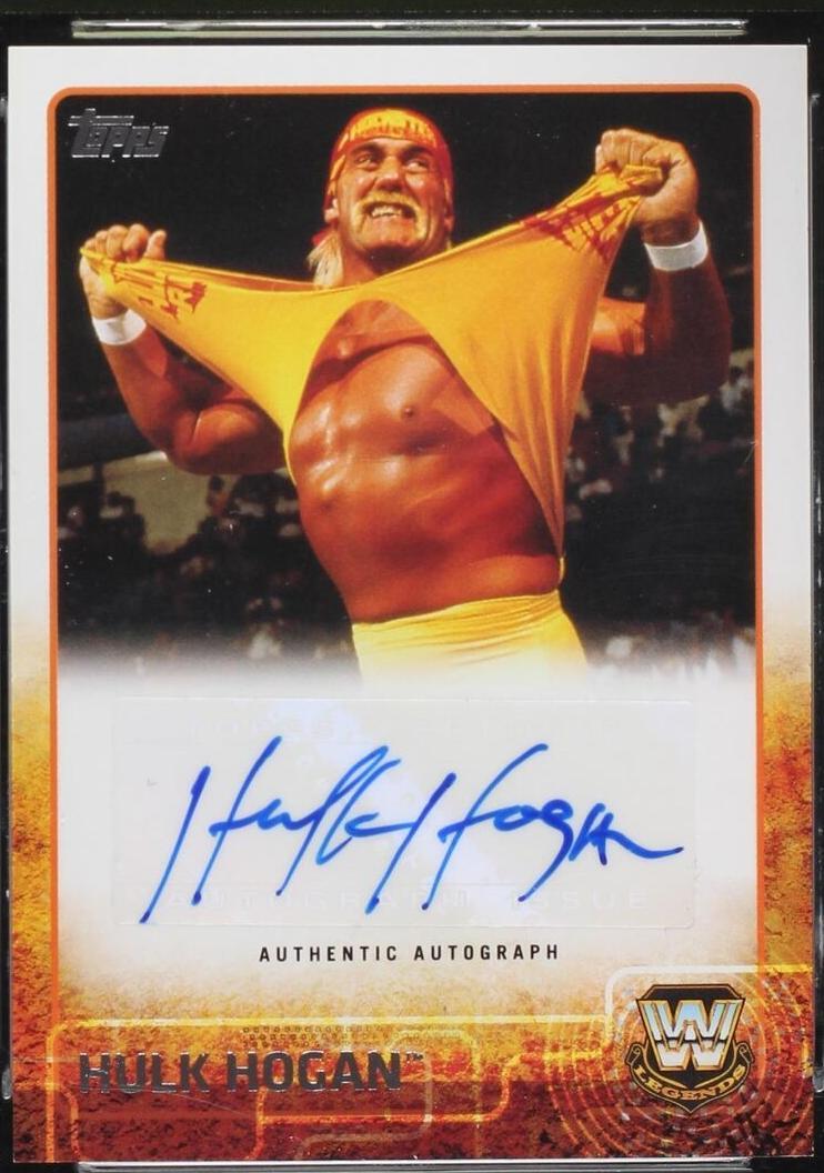 Hulk Hogan Flag Hulk Hogan Poster Hulk Hogan 2015 Topps WWE Autograph ...