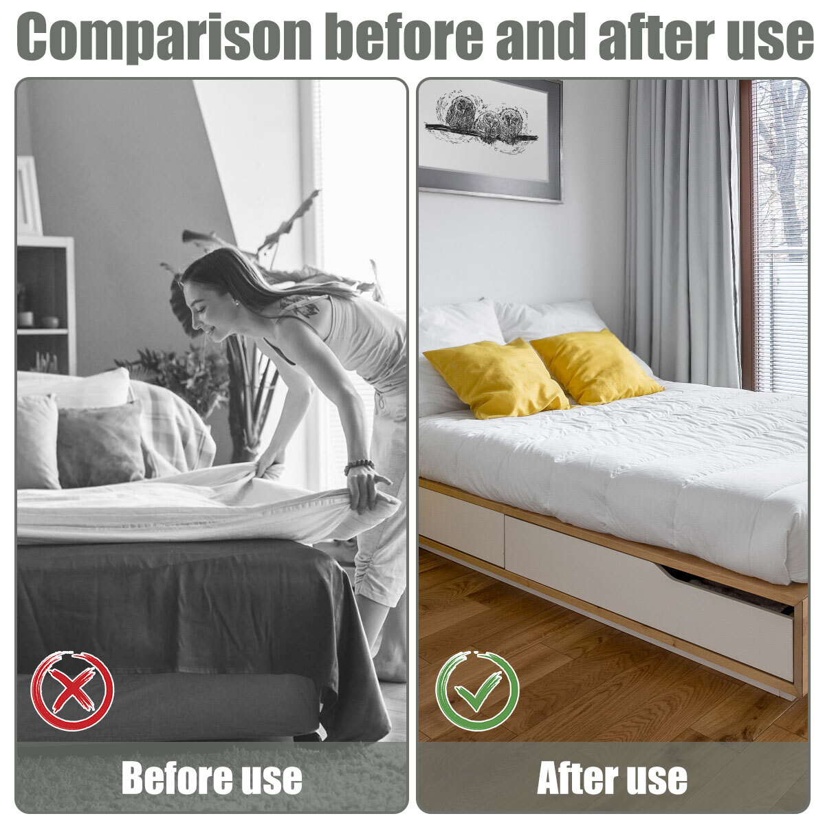 Multifunctional Bed Sheet Tucker Durable Plastic Tucking Paddle Tool ...