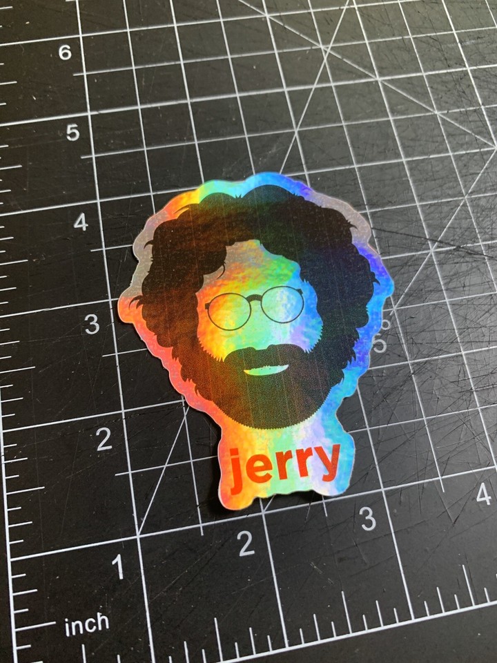 Grateful Dead Jerry Garcia Holographic 2-pack Premium Decal Sticker 3in ...