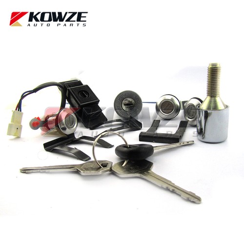 Lock Cylinder & Key Set For Mitsubishi Pajero Montero 2nd 4G54 4D56 | eBay