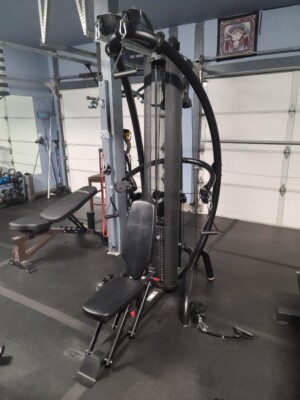 M1 Inspire Cable Machine w/ xtra Weights | eBay