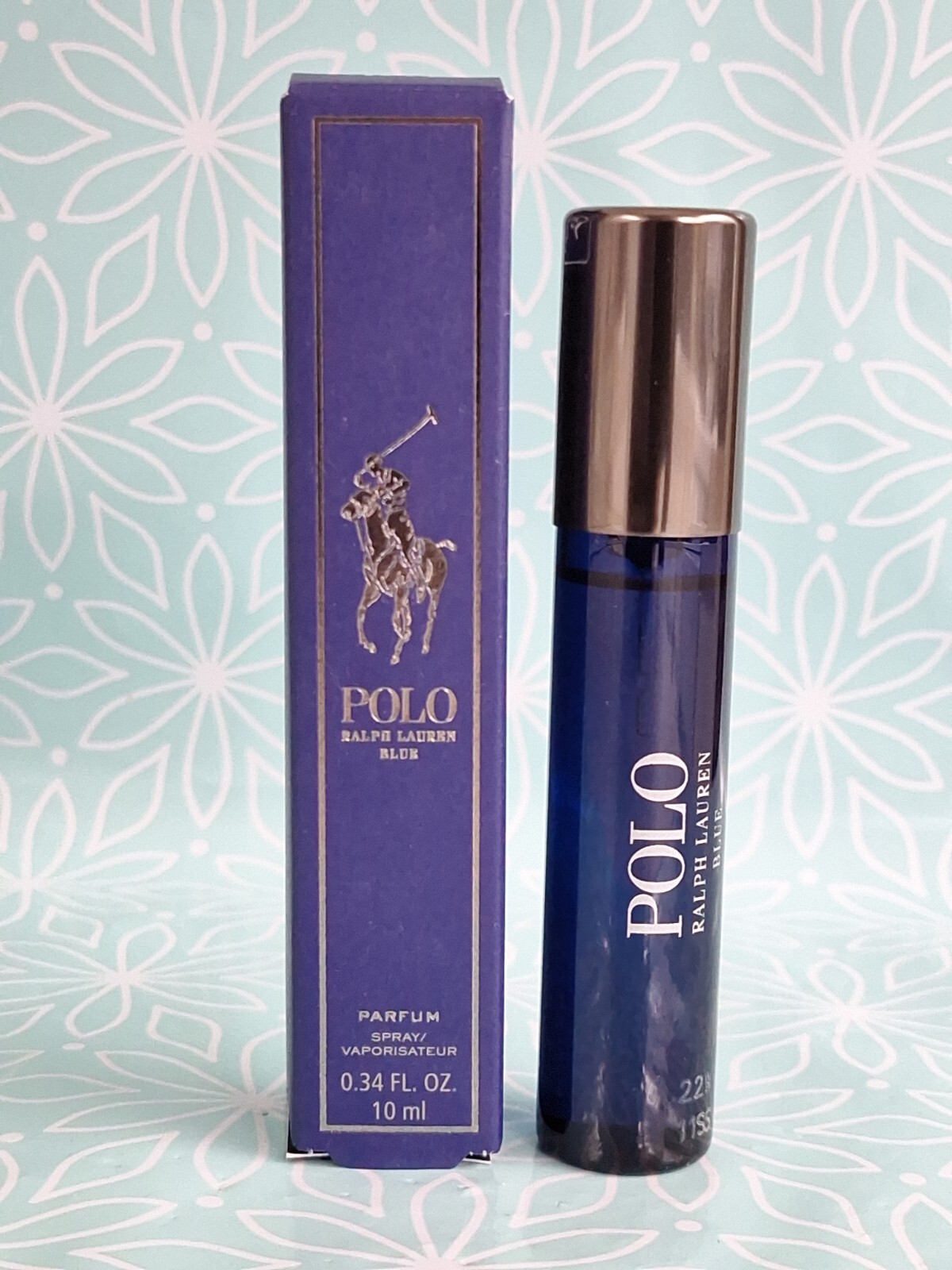 Ralph Lauren Polo Blue Pure Perfume Parfum Spray For Men 0.34oz/10ml ...