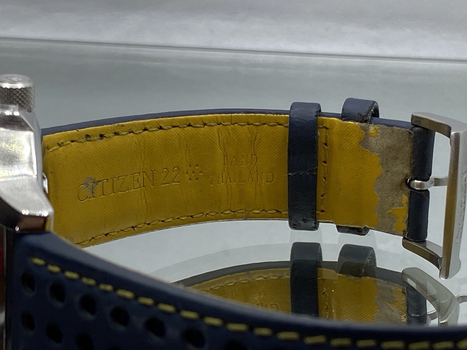 Citizen Nighthawk Blue Angels Promaster BJ7007-02L Leather Men's Watch ...