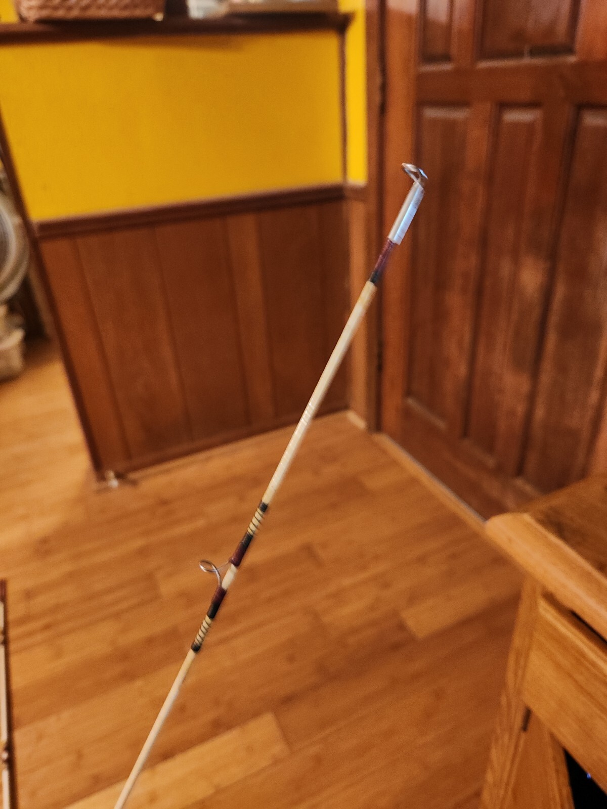 Vintage Shakespear Wonder Rod 8' 6" Fly Rod 2pc White Red Standard ...
