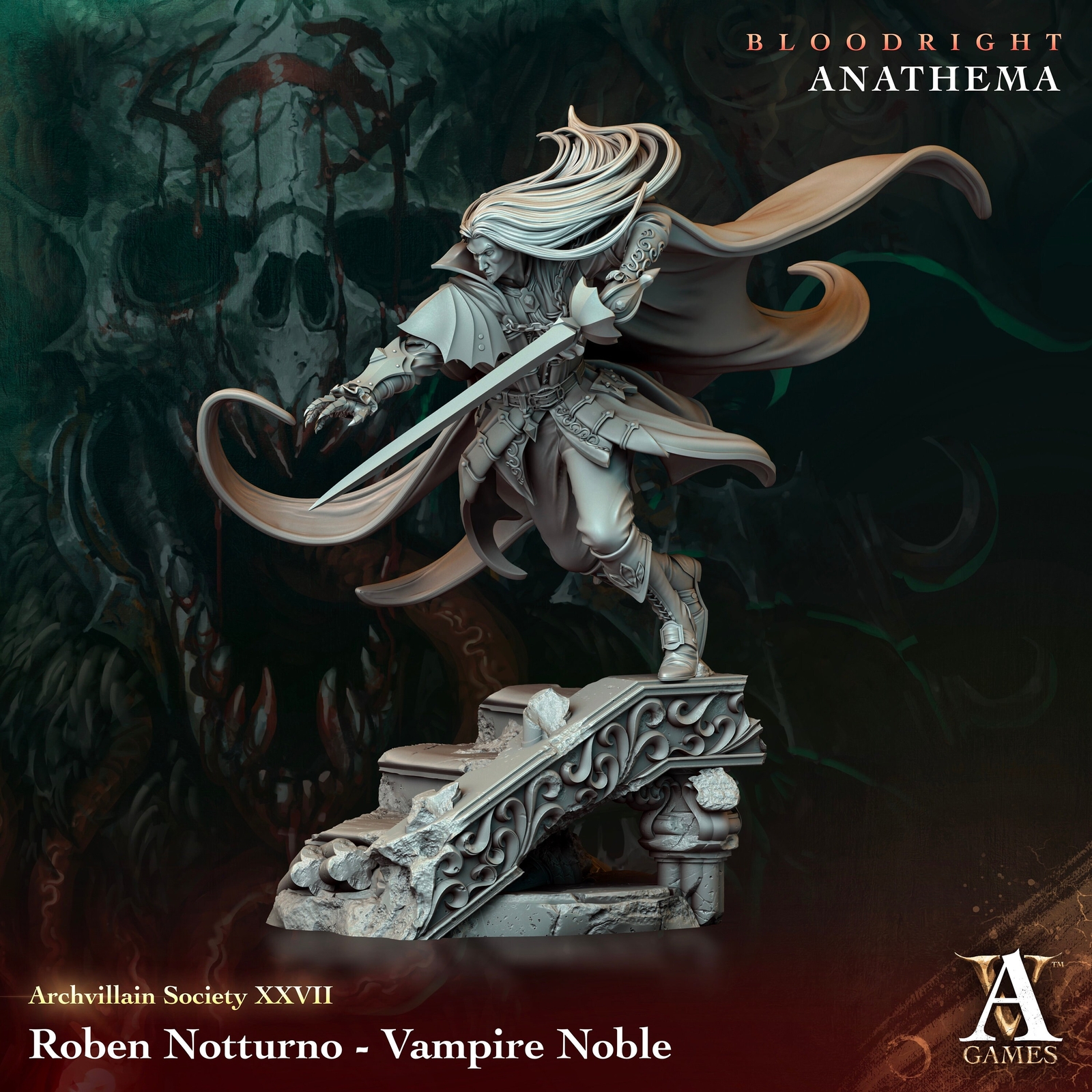 Roben Notturno – Vampire Noble | DnD Miniatures | Tabletop Gaming | Sci ...