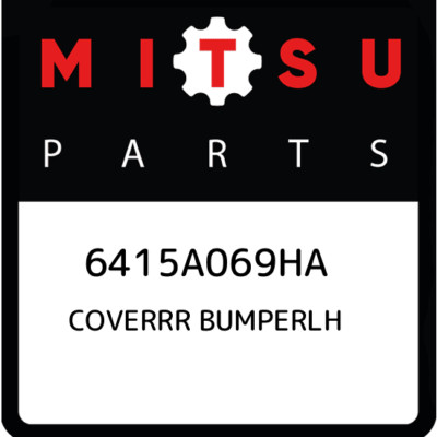 6415A069HA Mitsubishi Coverrr bumperlh 6415A069HA, New Genuine OEM Part ...