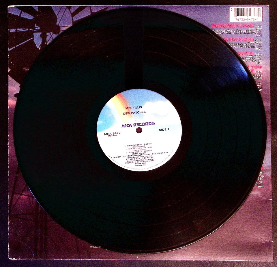 MEL TILLIS – NEW PATCHES - MCA RECORDS VINYL LP 226-58 | eBay