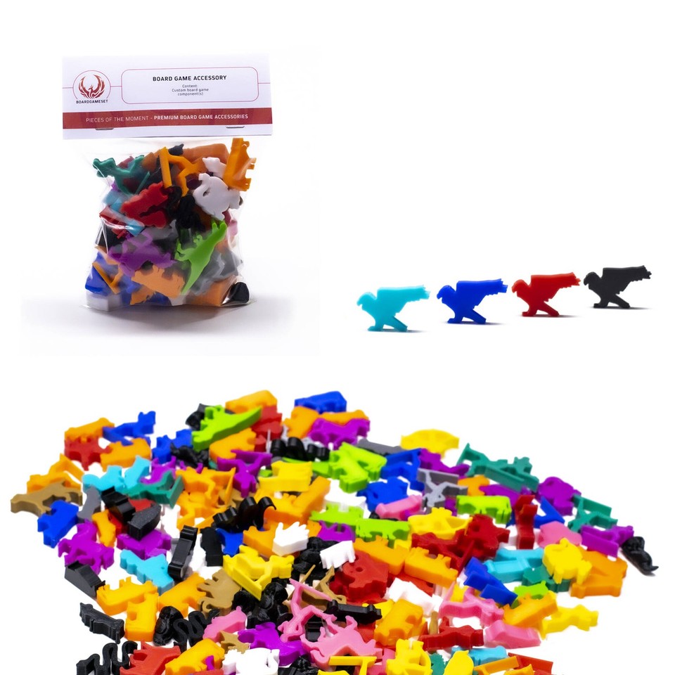 Eagle Animal Meeples for Board Games - Board Game Accessories Pieces ...