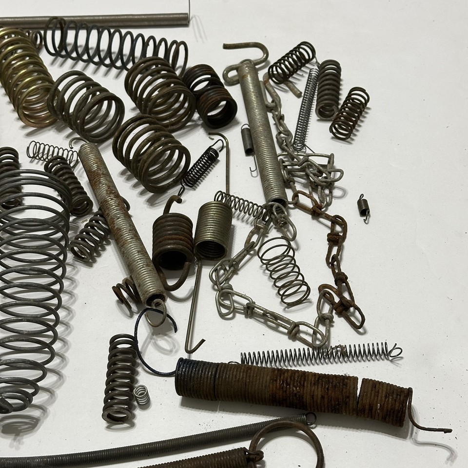 Mixed lot of Springs in Various Sizes and Types Tractor Lawnmower | eBay