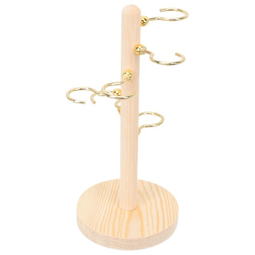 Ice Cream Cone Holder 6-Holes Wooden Metal Hand Roll Sushi Display ...