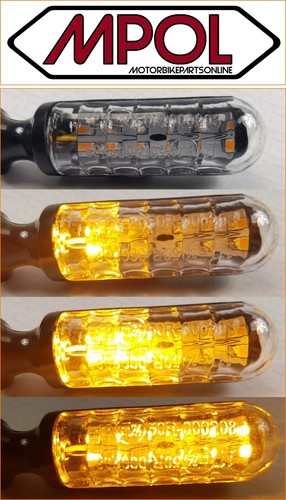 Front And Rear Cigar LED Sequential Indicators For Yamaha MT 125 A 2014 ...