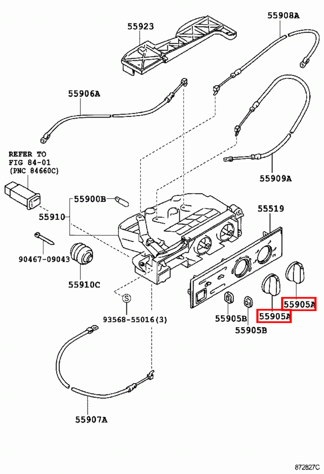 Genuine Dуna 100 YY100 Hiace KLH18 KLH12 Dash Heater Fan Control Switch ...