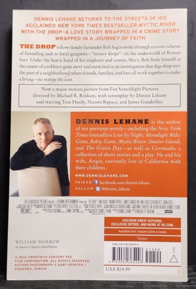 Dennis Lehane The Drop 2 Book Lot ARC Advance Reader Copies Galleys