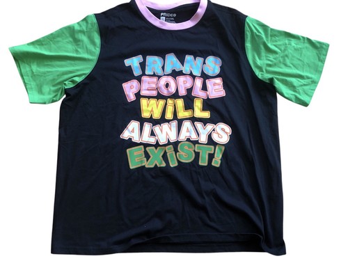 Target Pride T-shirt Sz X Large Black Green Pink Silk Screen 60% Cotton ...