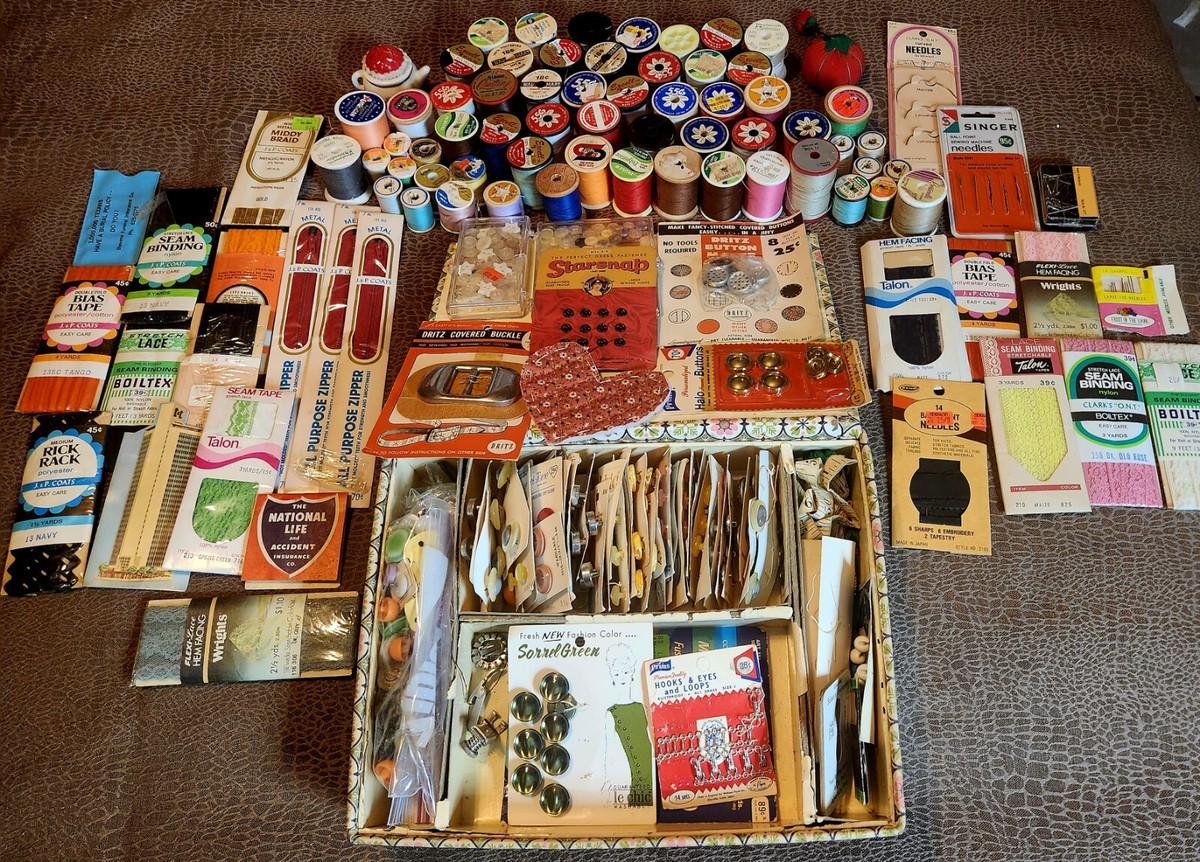 Vintage Sewing Notions Vintage Sewing Notions Antique Sewing Fabric