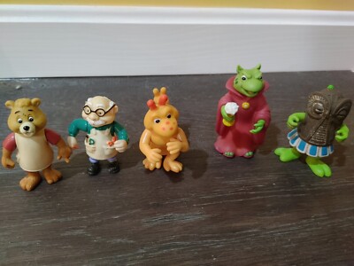 Vintage 1986 Teddy Ruxpin 3" Figure Lot Of 5. Grubby, Teddy, Gutang ...