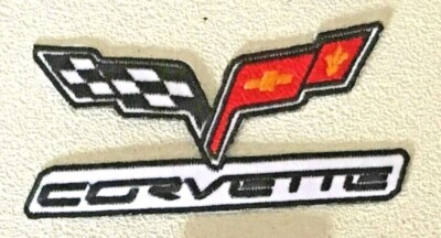 Chevrolet CORVETTE Patch Embroidery Iron On or Sew On Est. 4" | eBay