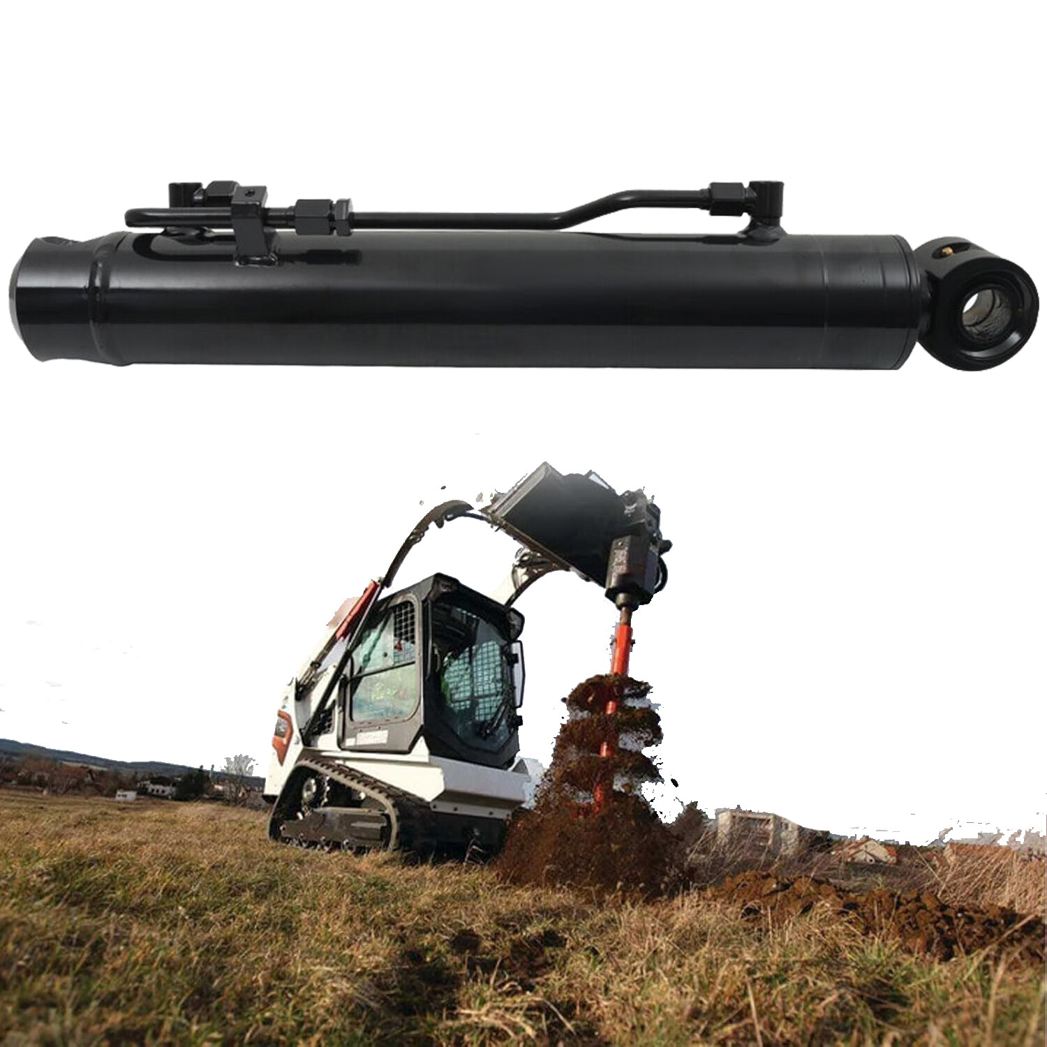 7235738 7367893 Hydraulic Tilt Cylinder LH For Bobcat S630 T770 T630 ...