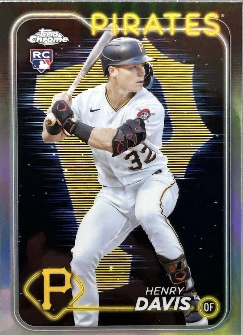 2024 Topps Chrome - Henry Davis #260 Lightboard Logo Refractor (RC) for ...