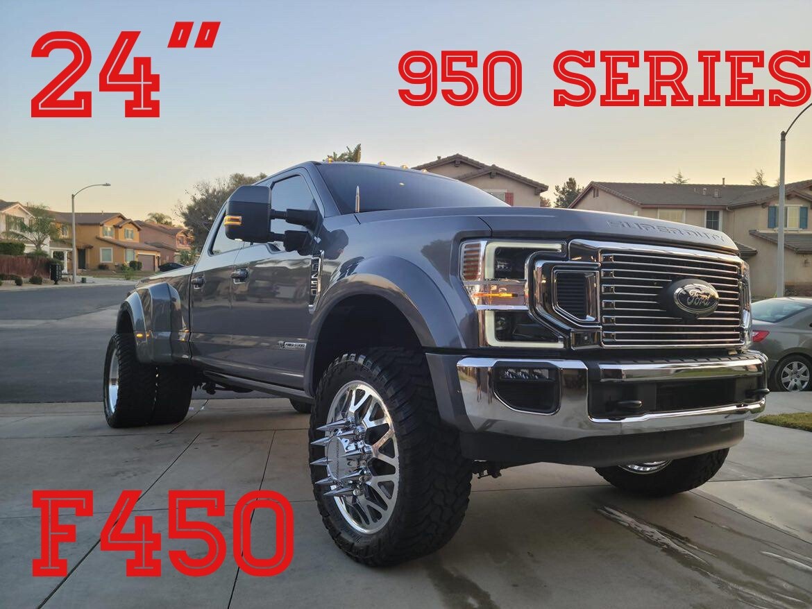 Set of 6 custom cut forged 22" dually wheels | eBay