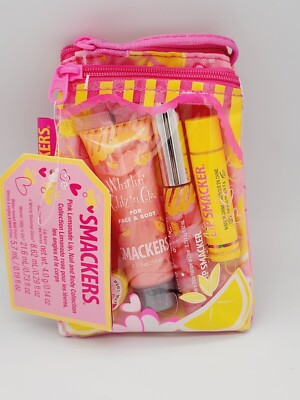 Lip Smacker Pink Lemonade Glam Bag Makeup Set for Girls | Lip Balm, Lip ...