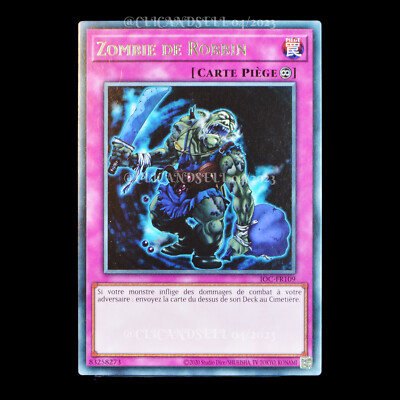 carte YU-GI-OH IOC-FR109 Zombie de Robbin | eBay
