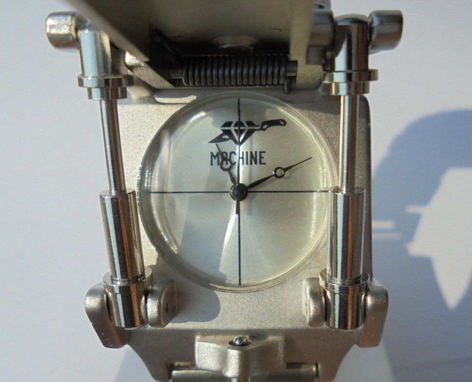 New Edge Co Machine III Futuristic Cylinder Steampunk Wrist Watch Free ...