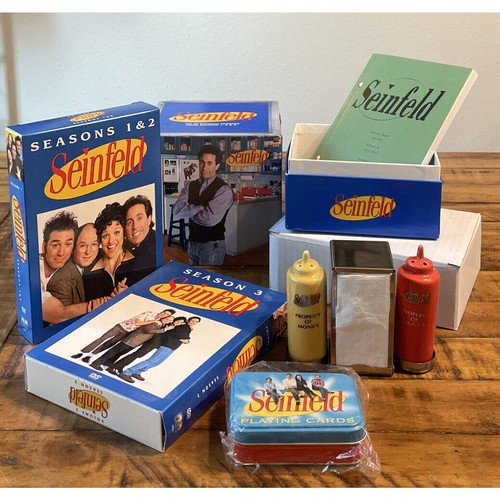 Seinfeld - Giftset Seasons 1-3 DVD, 2004, 8-Discs, Diner Setting Script ...