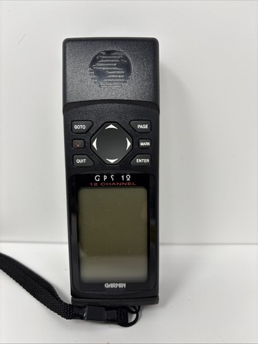 GARMIN GPS 12 - 12 Channel GPS Handheld Outdoor Hiking Navigator Powers ...