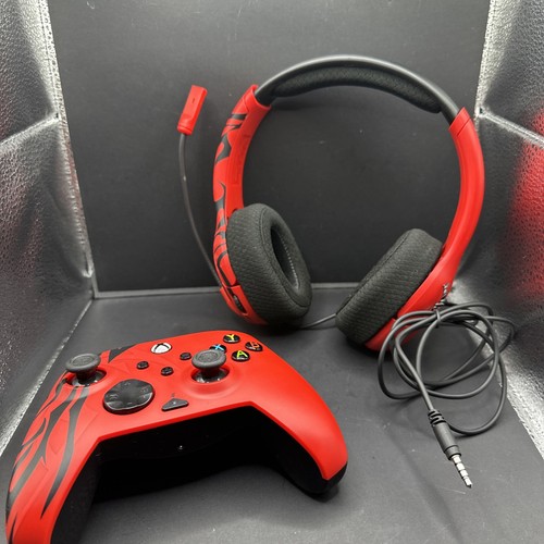 PDP Spirit Red Bundle Pack: XBOX Controller and Headset | eBay
