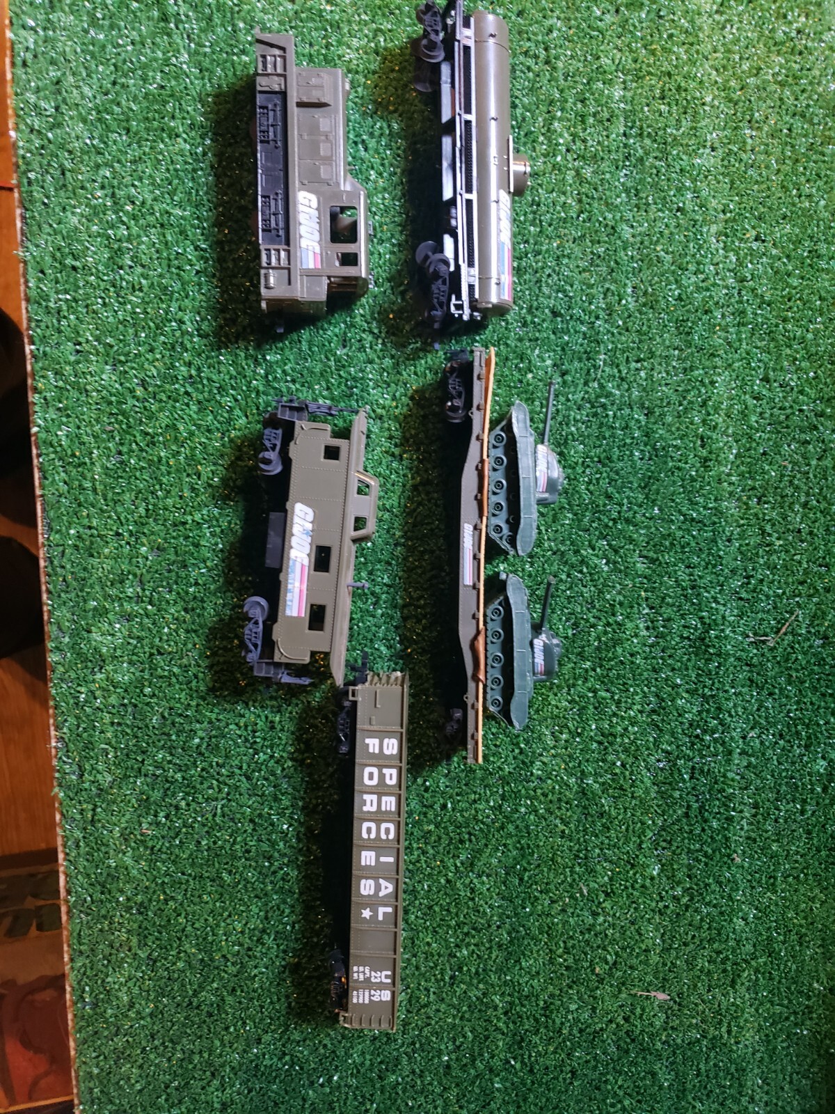 TYCO HO Scale Train Set GI Joe Special Forces Lot of 5 | eBay