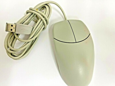 RARE VINTAGE LOGITECH 2 BUTTON M-UD42 WIRED MECHANICAL USB MOUSE ...