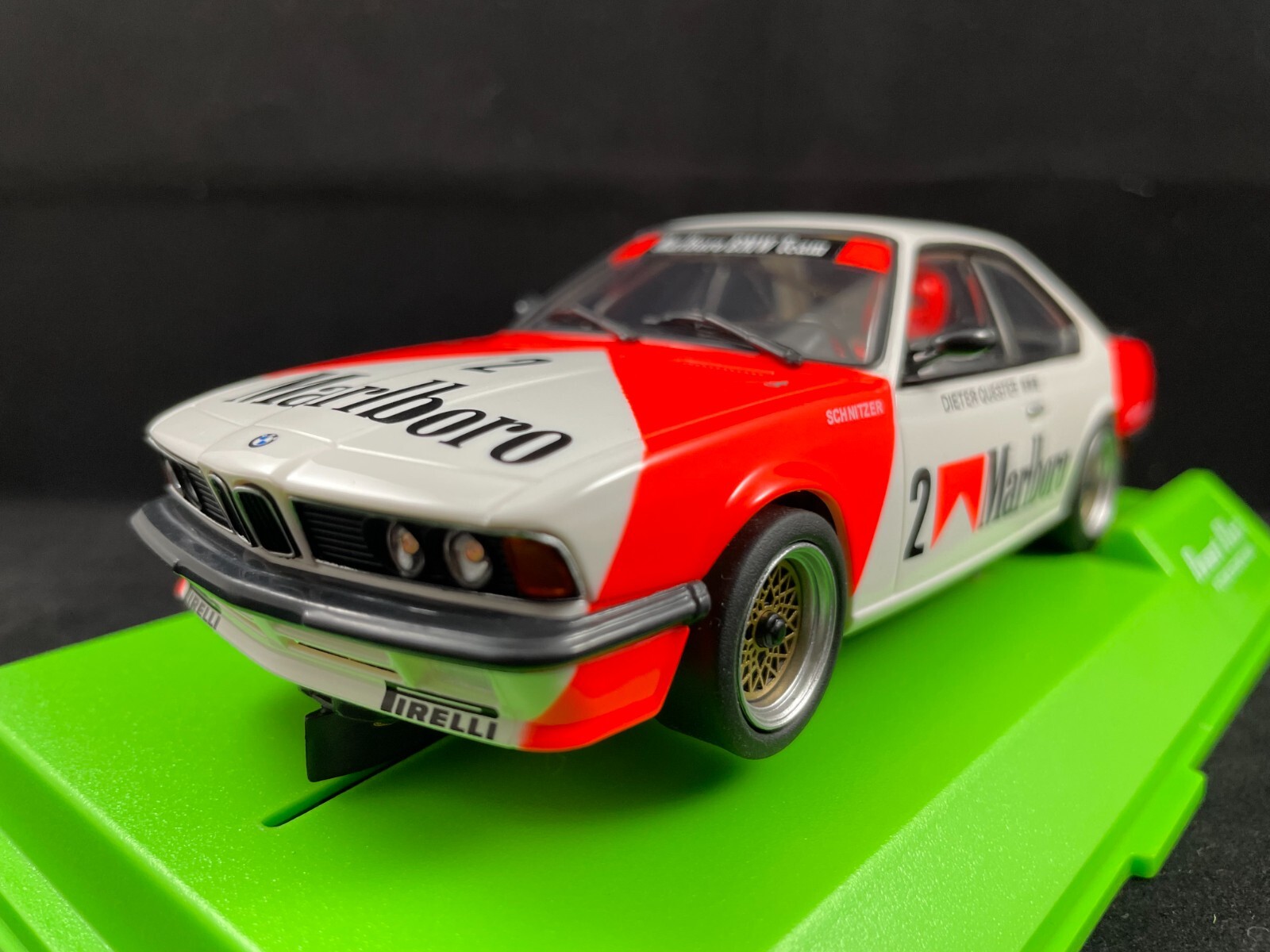51703 AVANT SLOT BMW 635 CSL MARBORO #2 DIETER QUESTER 1:32 SCALE SLOT ...