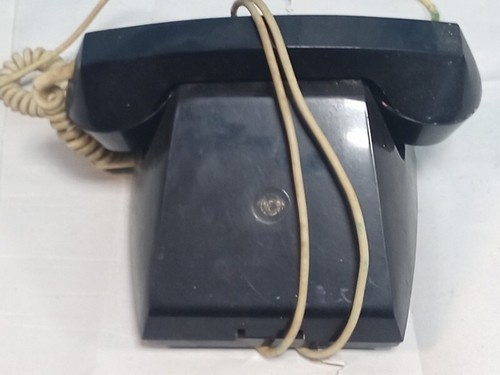 Vintage Soviet office bunker phone without disc TA-68, Retro, black ...