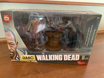 The Walking Dead Series 8 Morgan with Impaled Walker and Spiked Trap ...