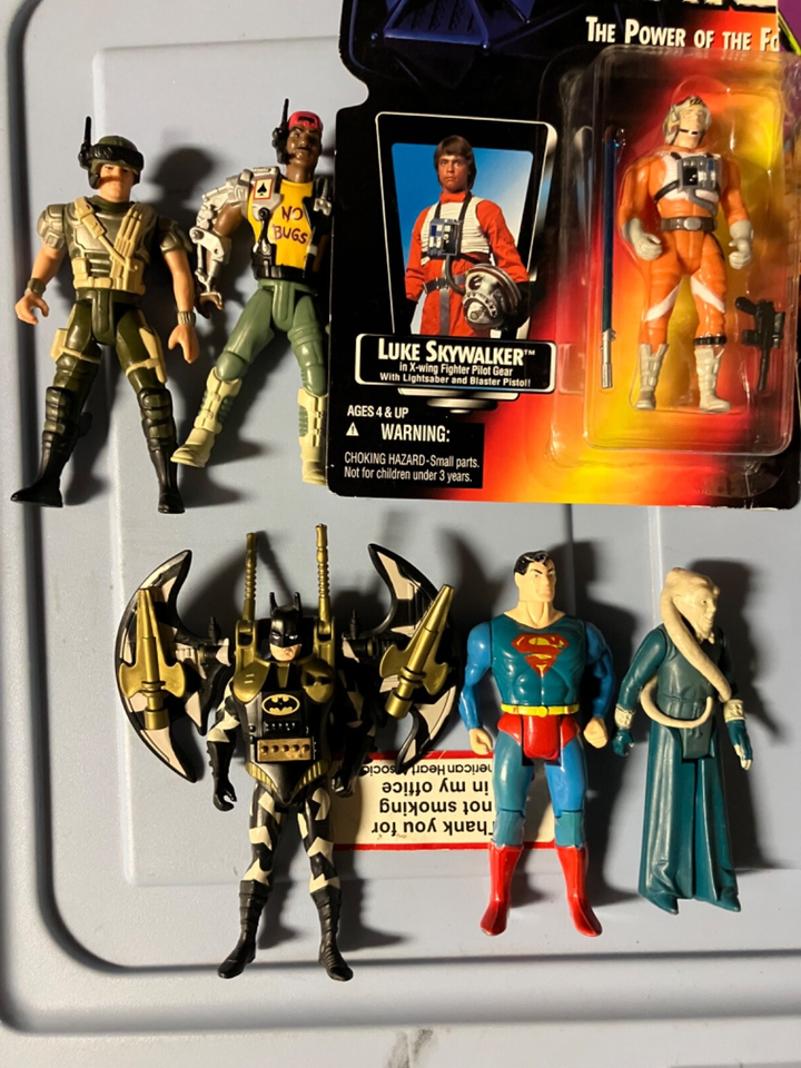 Vintage Toy Lot 80s 90s Star Wars DC Marvel Aliens | eBay