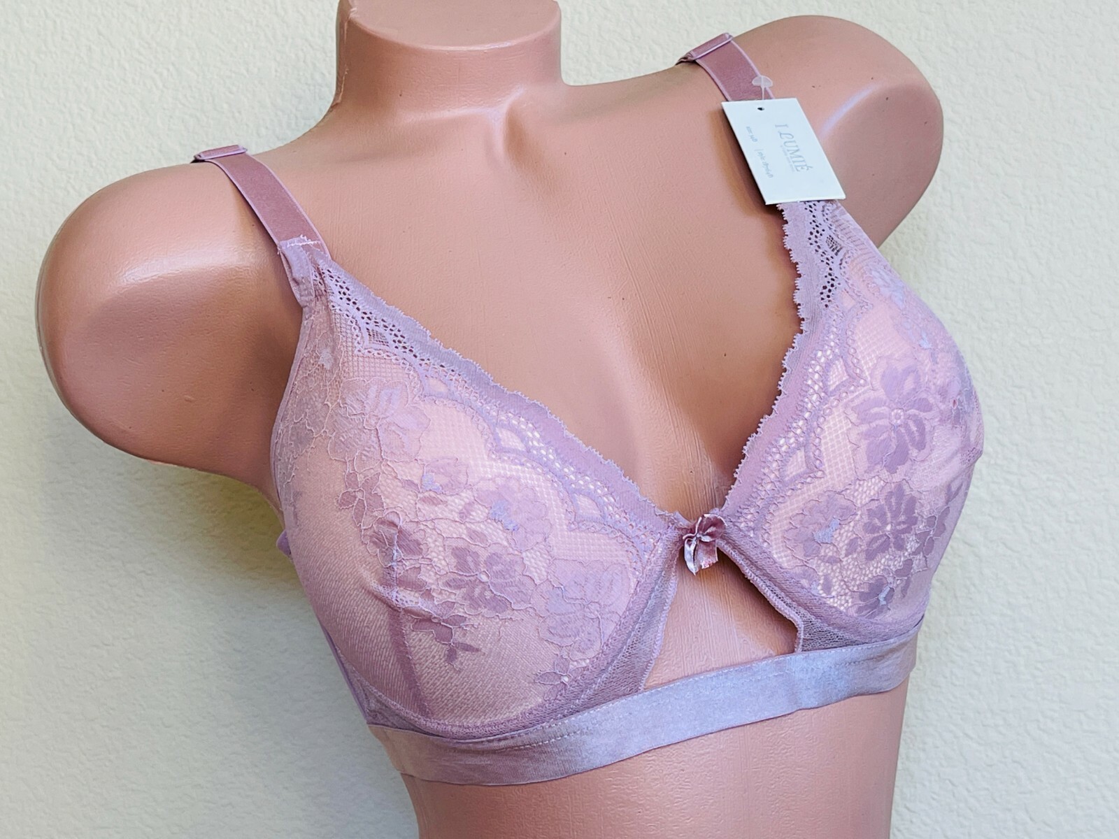 3 6 Plus Size Women s Bras Pushups Sexy Lace 2 Tone 7164 GIFTS PACKS