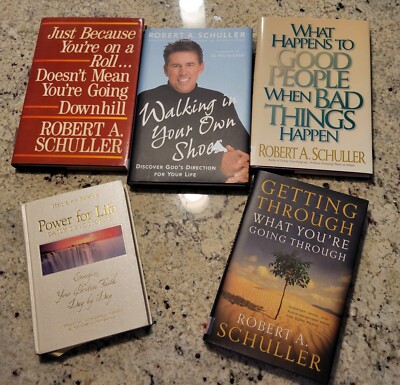 Lot Of 4 BOOKS BY ROBERT A SCHULLER | eBay